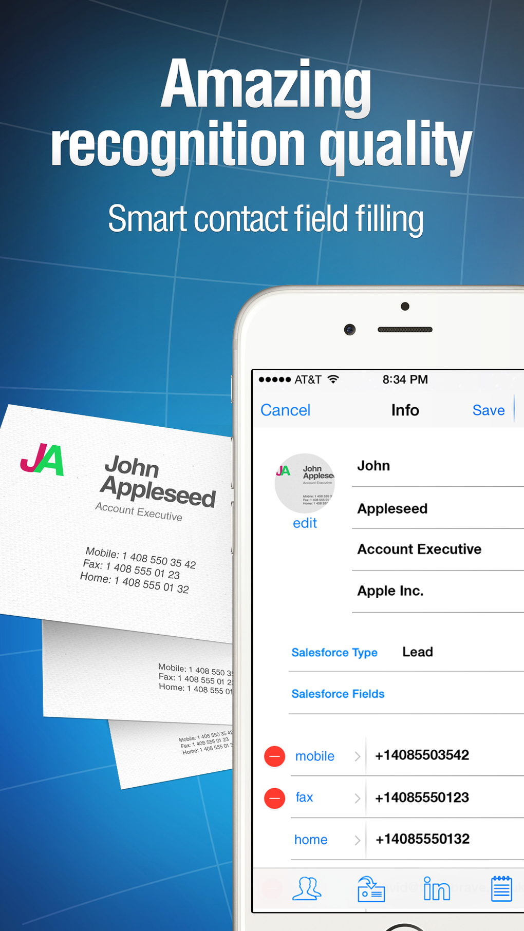Business Card Reader for iPhone - Download