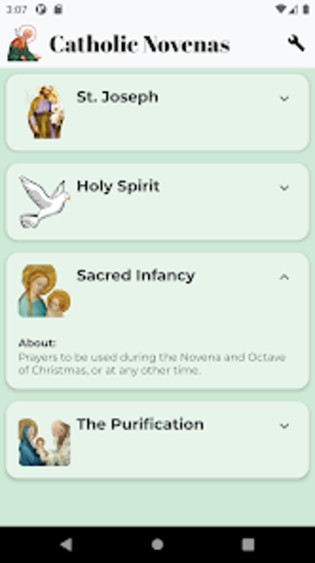 Catholic Novenas for Android - Download