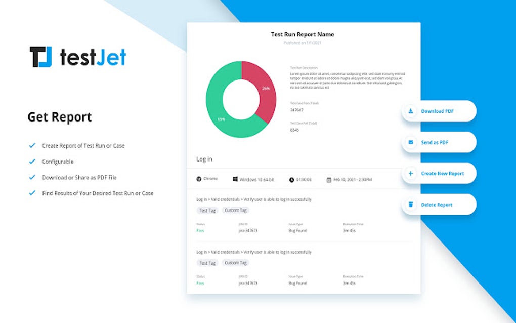 TestJet for Google Chrome - Extension Download