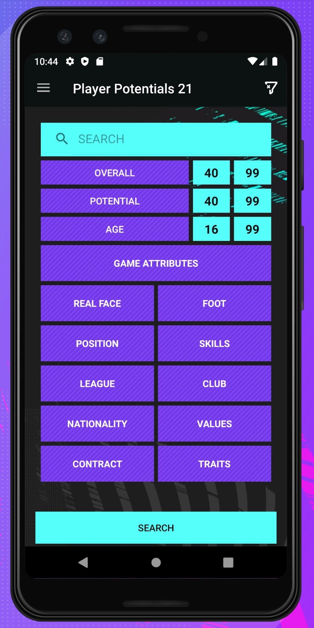 Player Potentials 21 para Android - Descargar