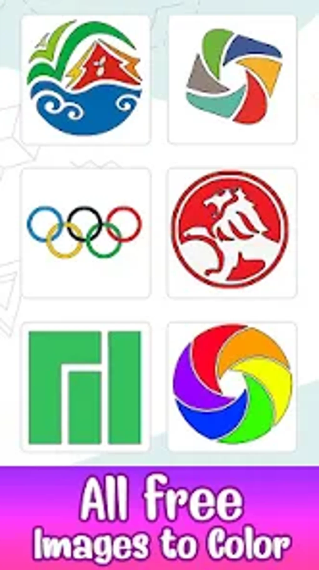 Logos Glitter Color by Number pour Android - Télécharger