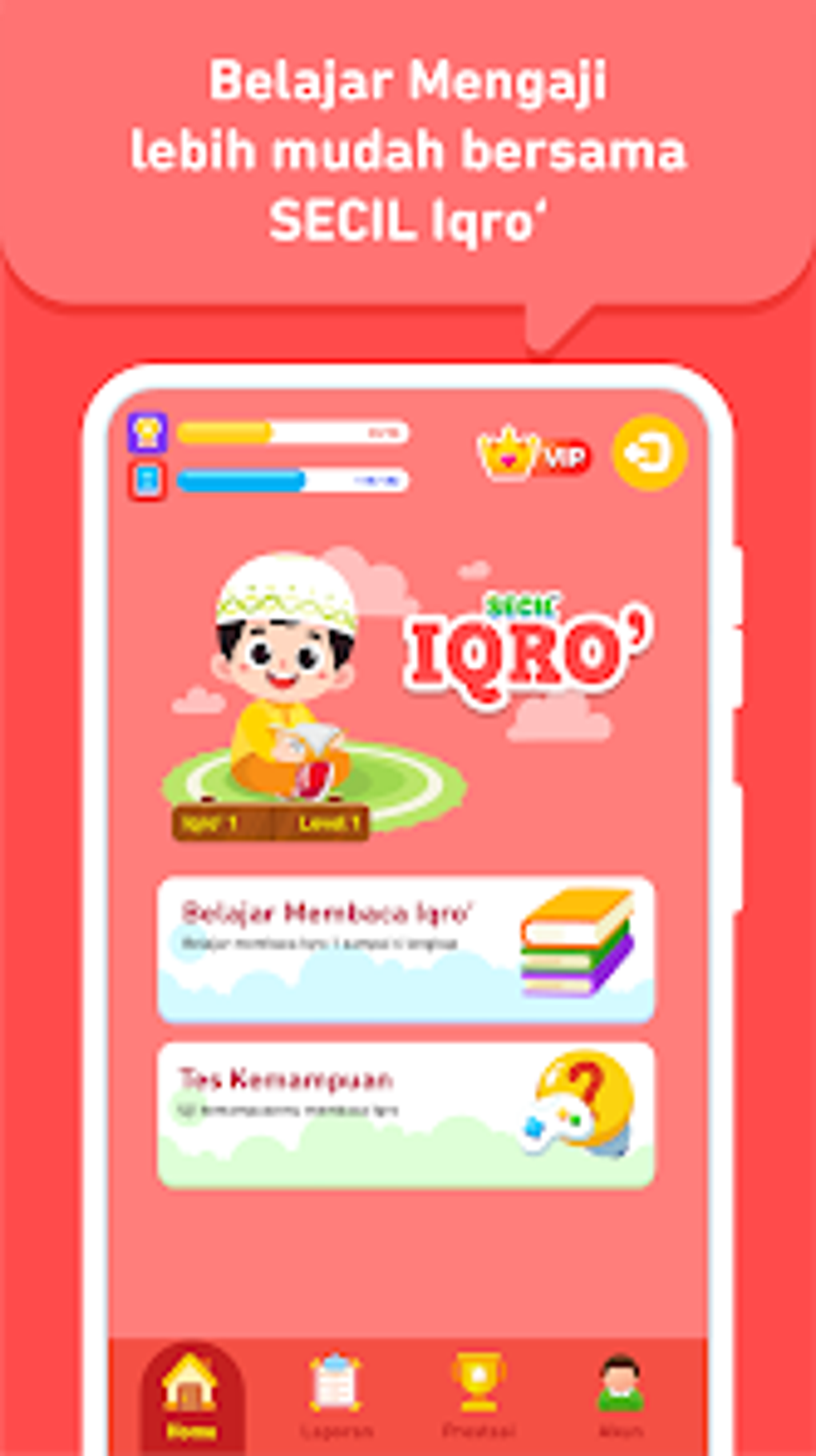 Iqro Anak: Belajar Mengaji 1-6 para Android - Descargar