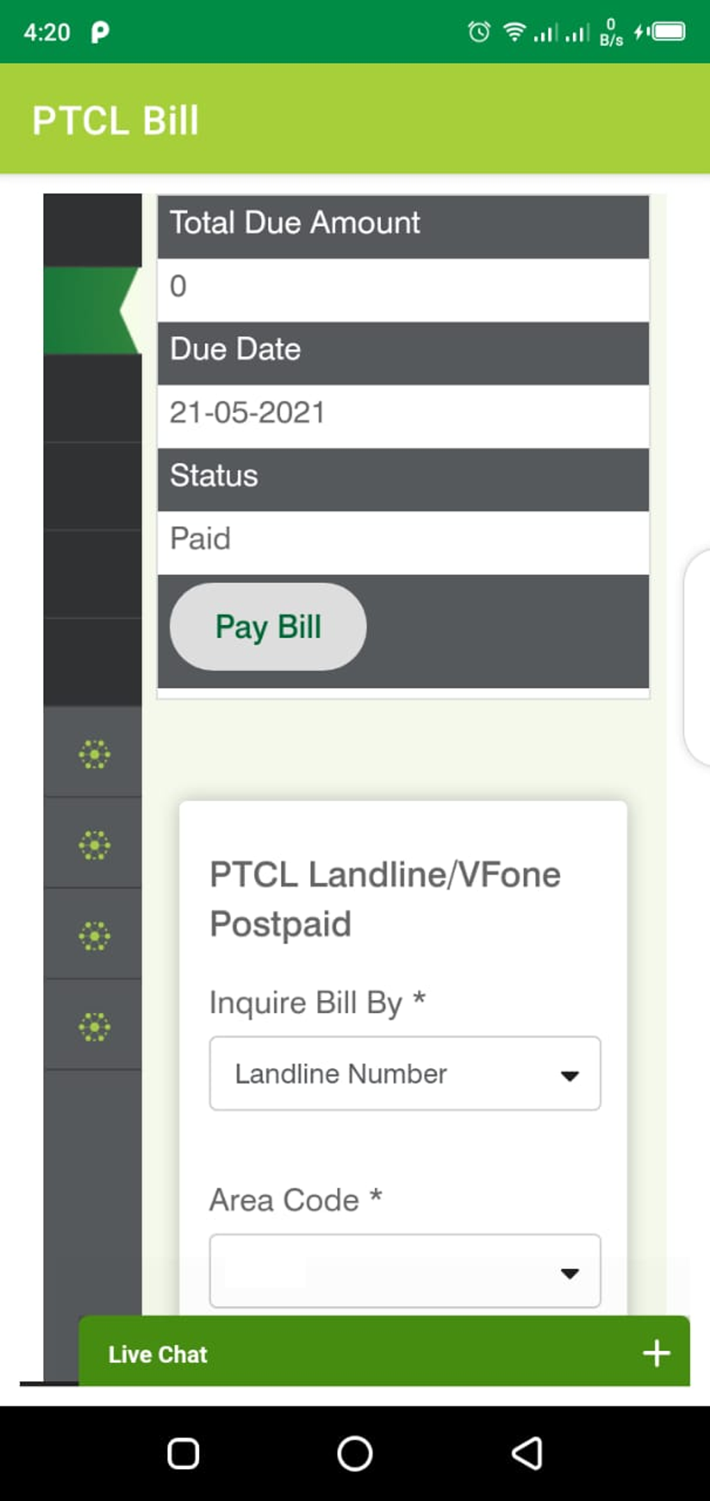 PTCL Bill for Android - Download