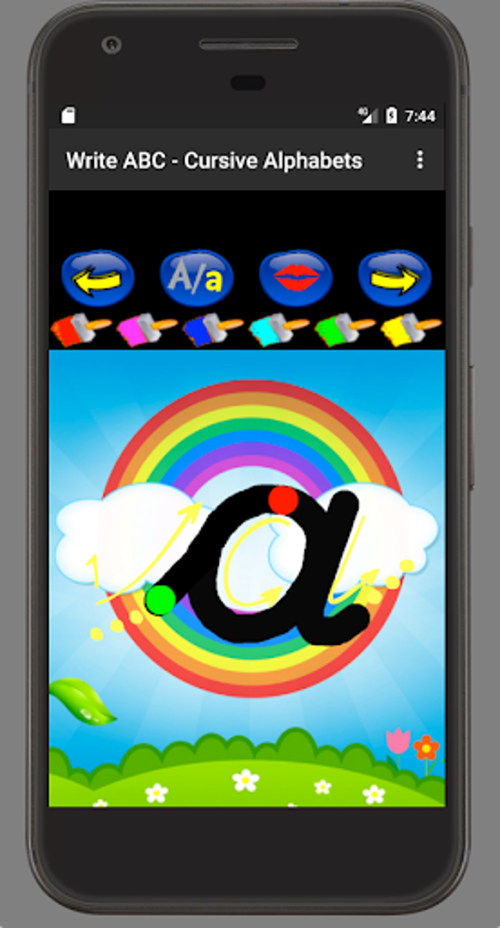 Write ABC Cursive Alphabets APK Android 