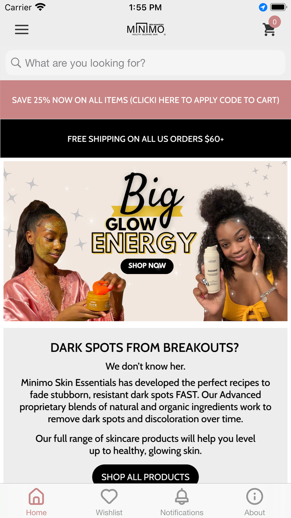 Minimo Skin Essentials para iPhone - Descargar