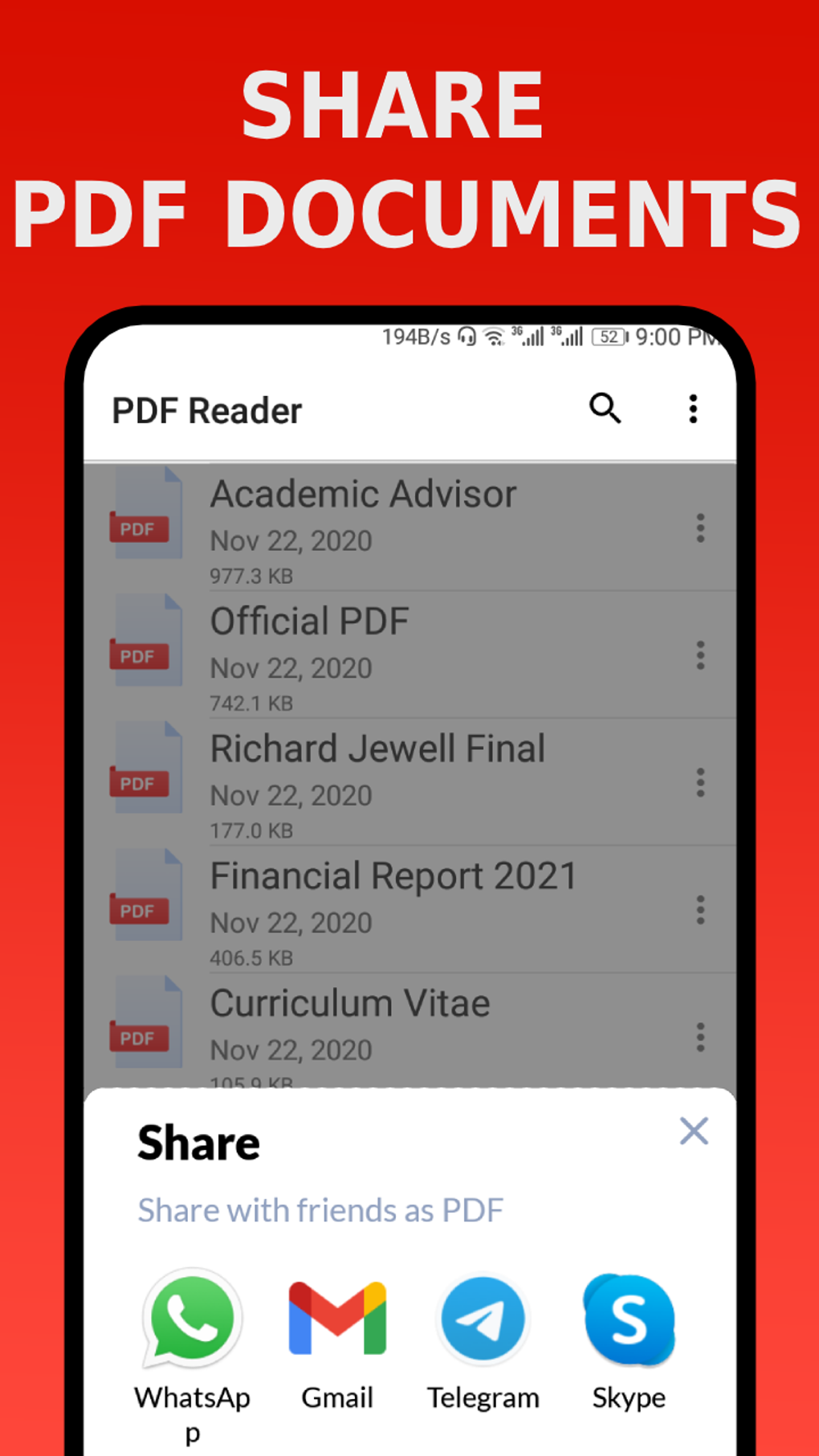 Android için PDF Reader App - PDF Viewer APK - İndir
