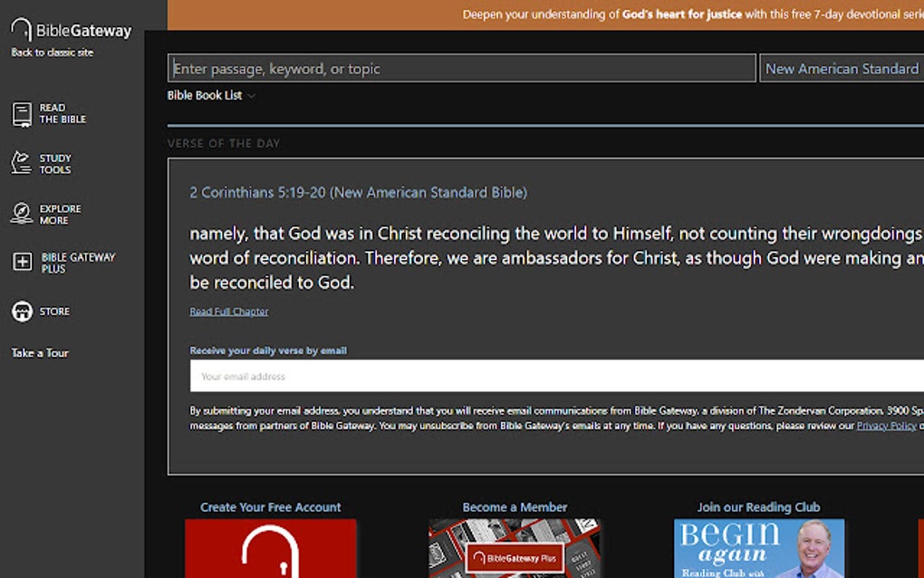 Bible Gateway Darkmode para Google Chrome - Extensión Descargar