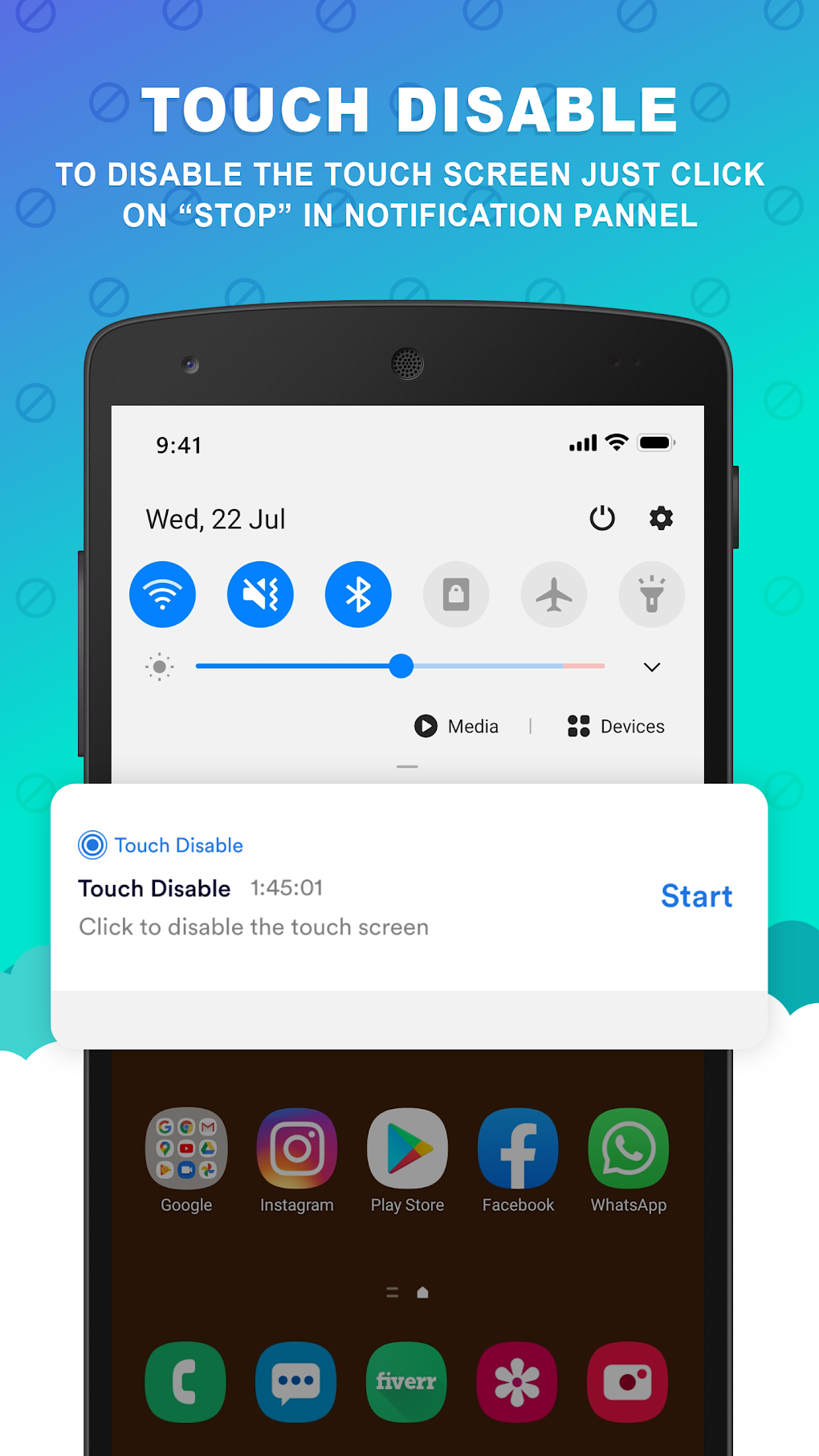 Android için Touch Lock Screen: Child lock Baby screen lock app - İndir