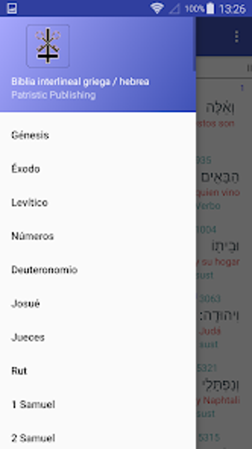Biblia interlineal hebreagrie para Android - Descargar