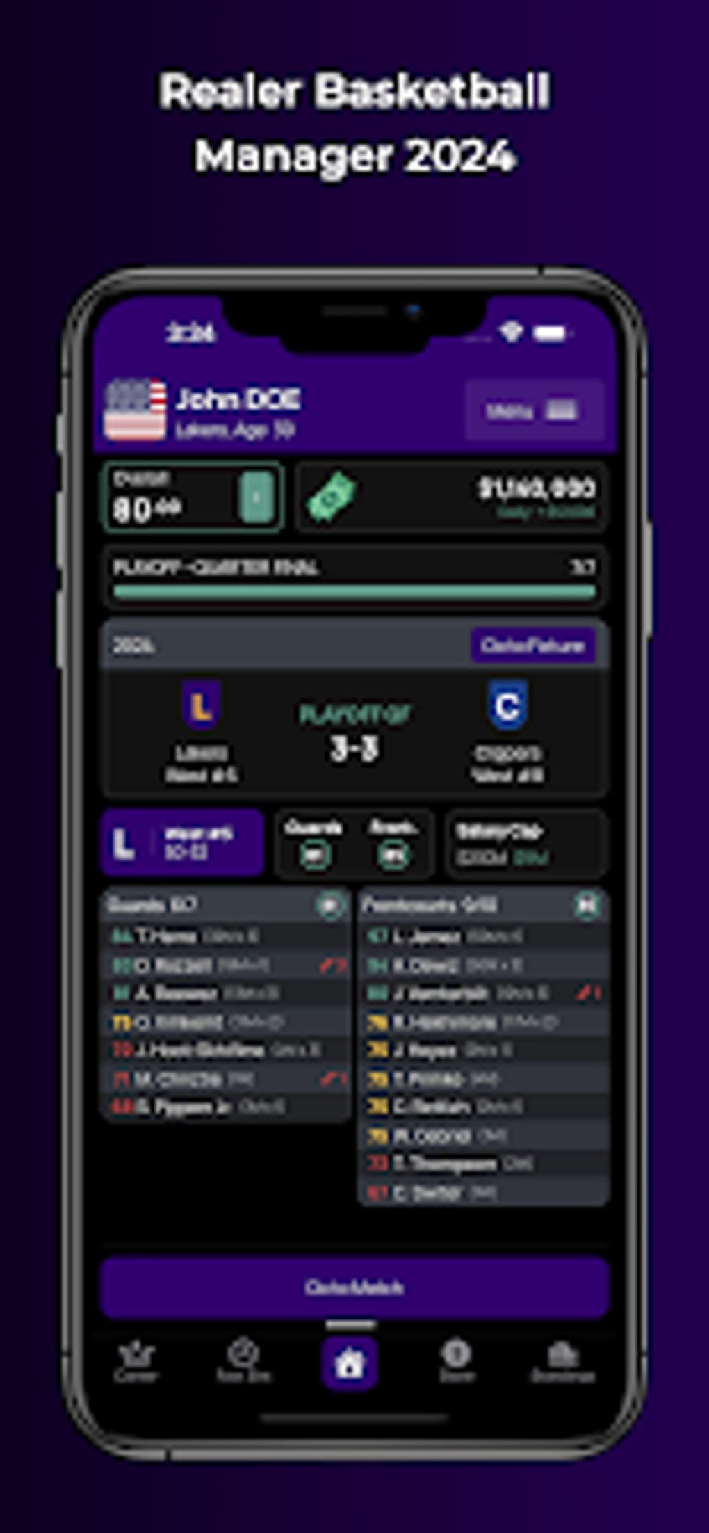 Android 용 Realer Basketball Manager 2024 - 다운로드