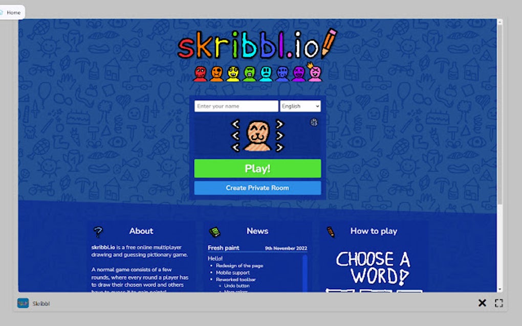 Skribbl.io - Multiplayer Drawing Game para Google Chrome - Extensión Descargar