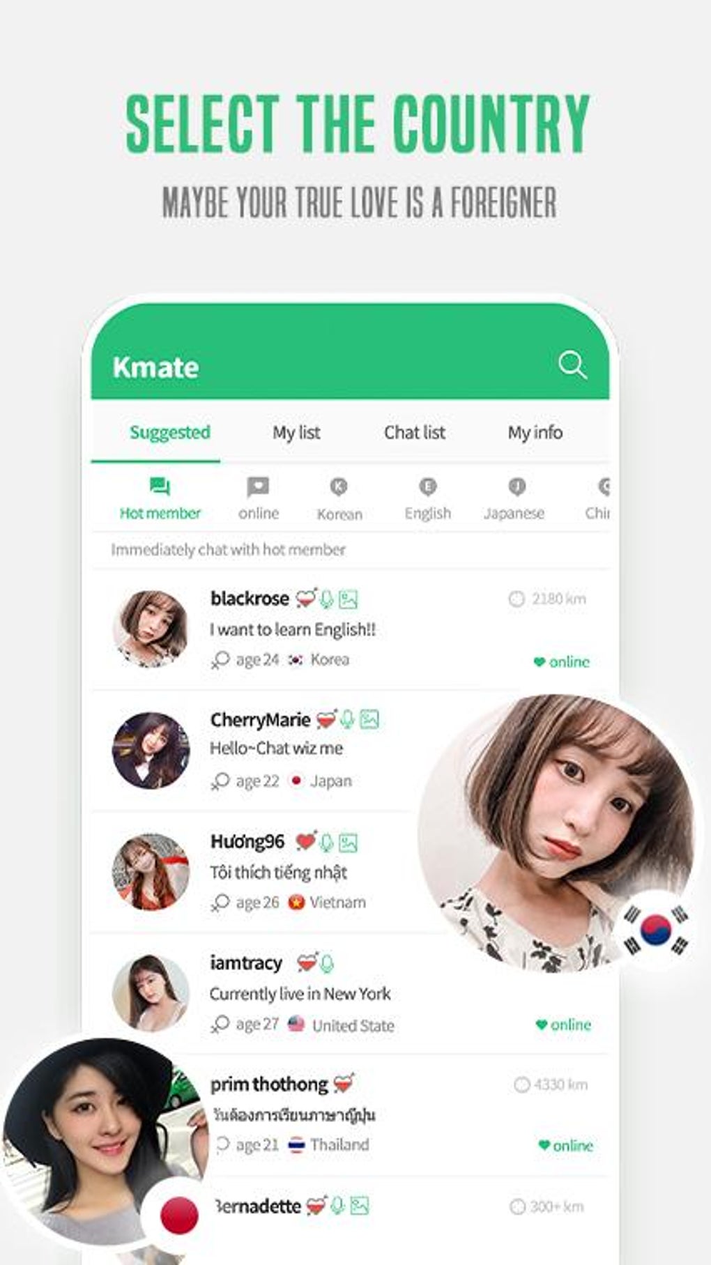 Kmate-Meet Korean and foreign friends APK for Android - Download