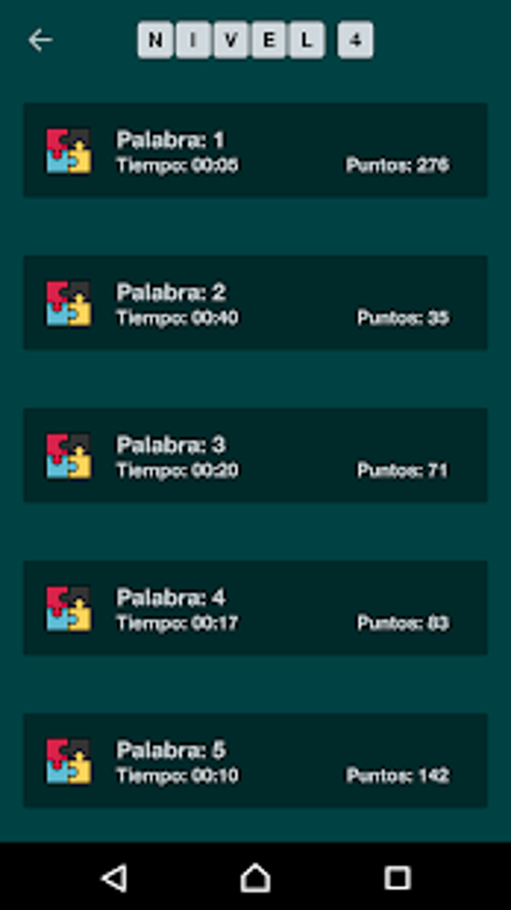 Android 용 Busca Palabras Quiz - Sopa de letras APK - 다운로드