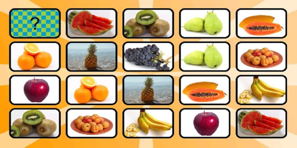 Memorama de frutas para Android - Descargar