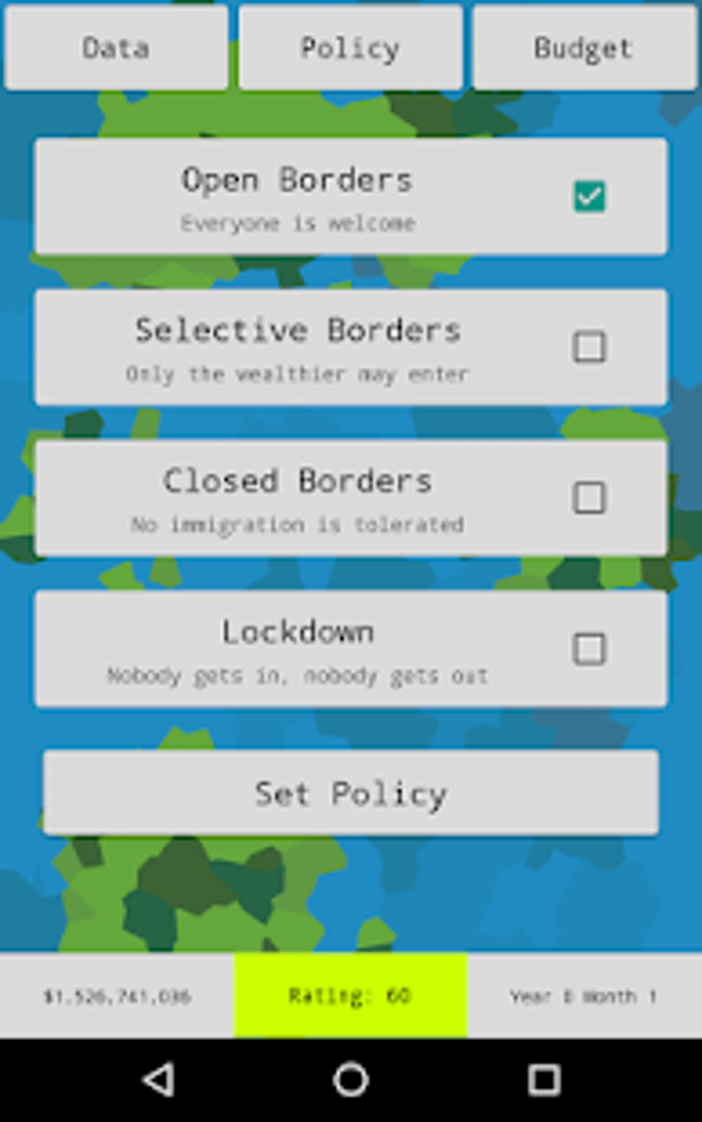 RandomNation - Politics Government Simulation APK for Android - Download