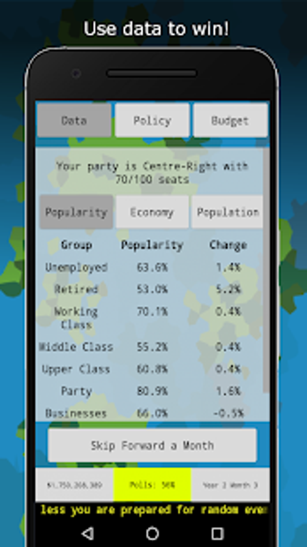 RandomNation - Politics Government Simulation APK for Android - Download