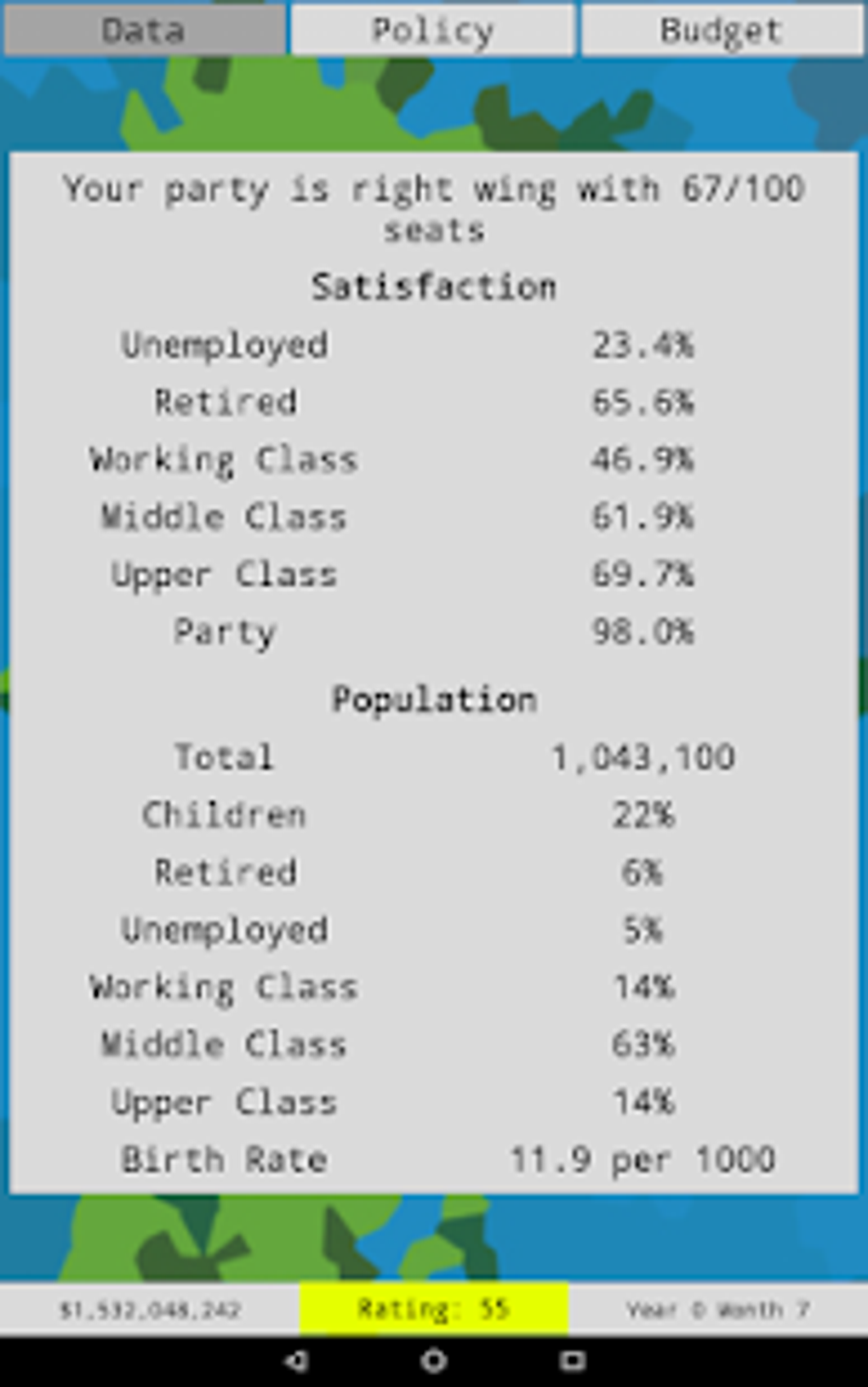 RandomNation - Politics Government Simulation APK for Android - Download