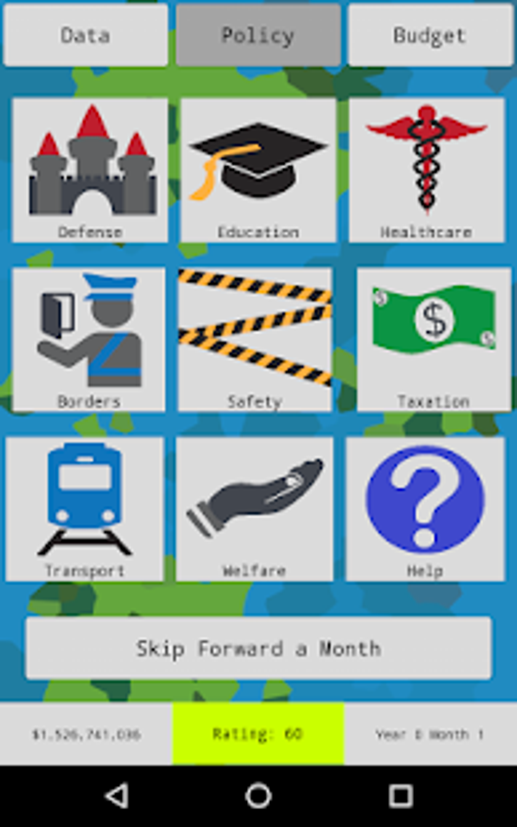 RandomNation - Politics Government Simulation APK for Android - Download