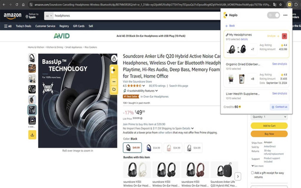 Keplo | Amazon Research Tool pour Google Chrome - Extension Télécharger