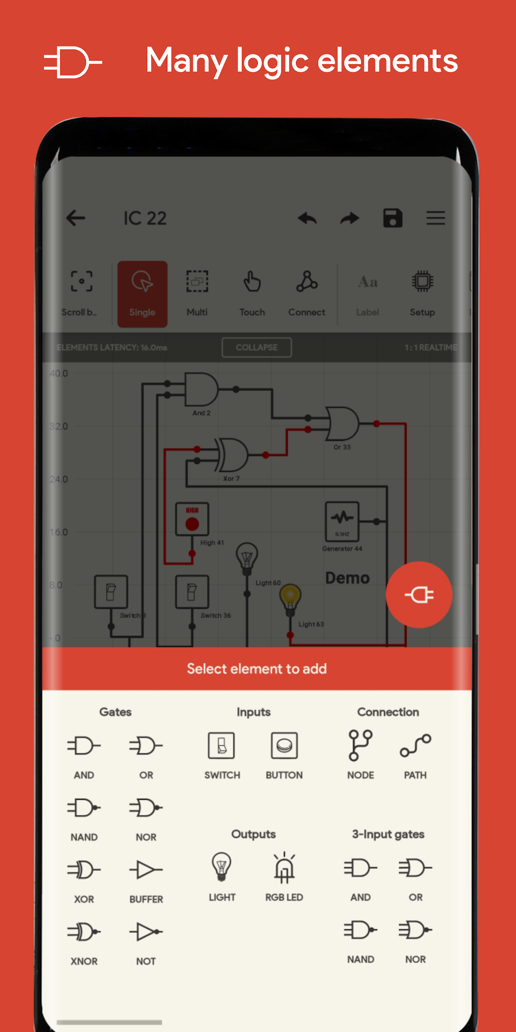 Android 용 Logic Circuit Simulator Pro APK - 다운로드