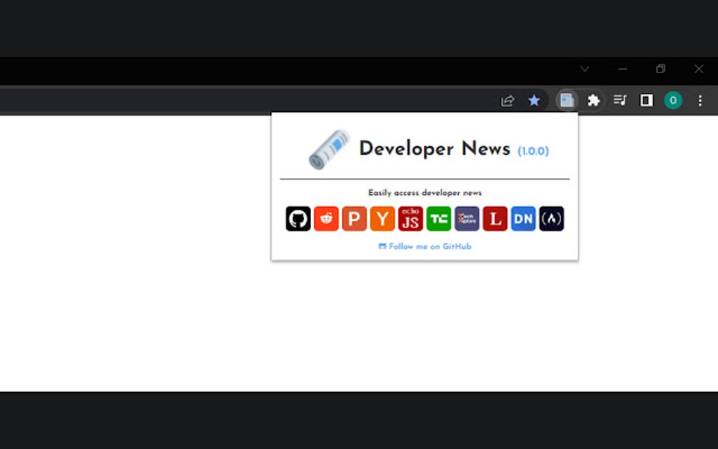 Developer News for Google Chrome - Extension Download