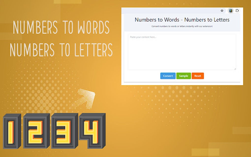 Numbers to Words - Numbers to Letters per Google Chrome - Estensione ...