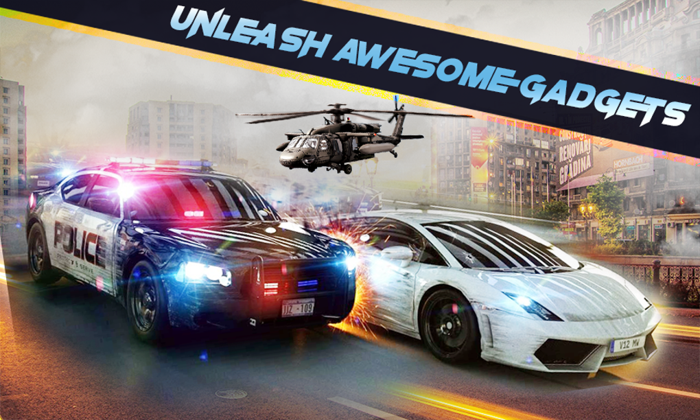 Police car chase - cops smash cars police games for Android - Download