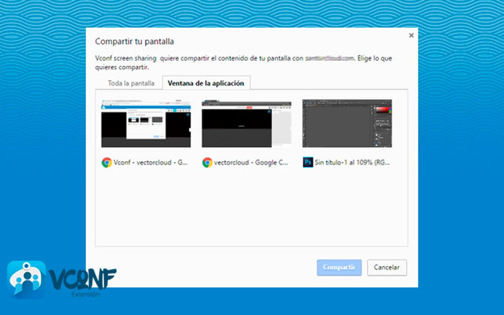 Vconf screen sharing for Google Chrome - Extension Download