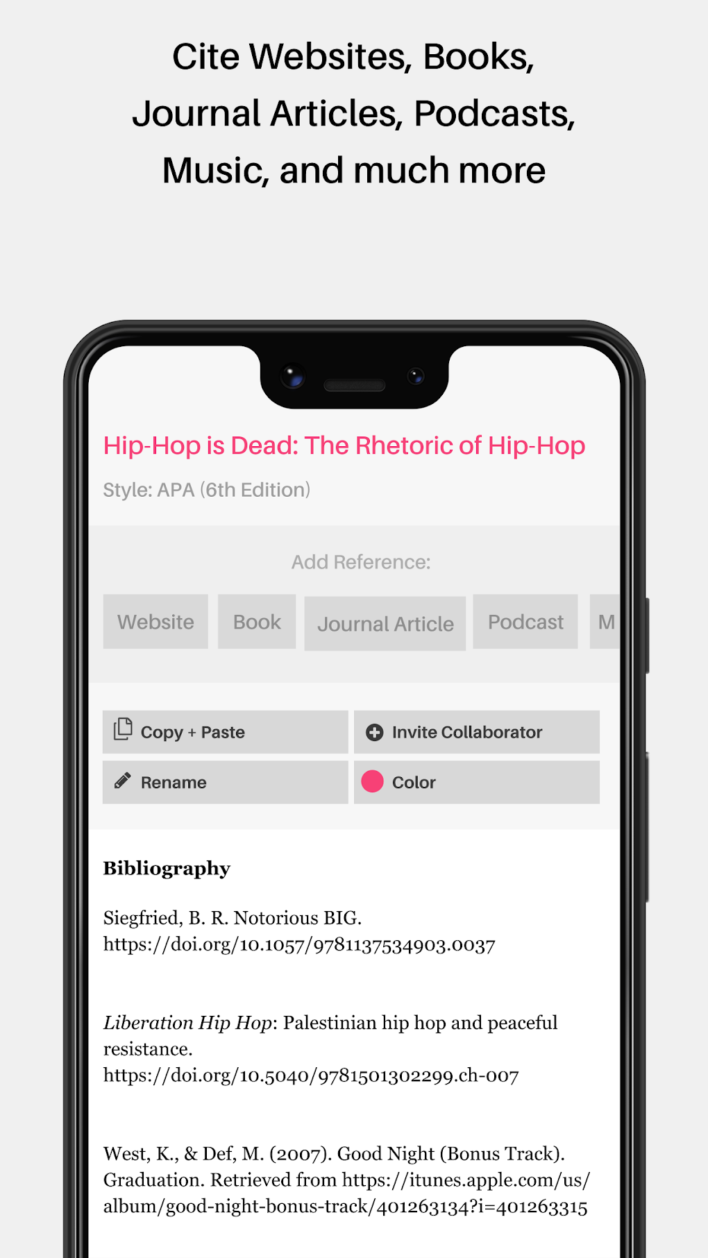 Citationsy - References Citations Bibliographies for Android - Download