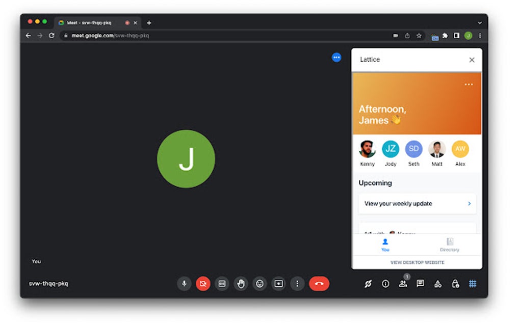 Meet Lattice Google Chrome 용 - 확장 프로그램 다운로드