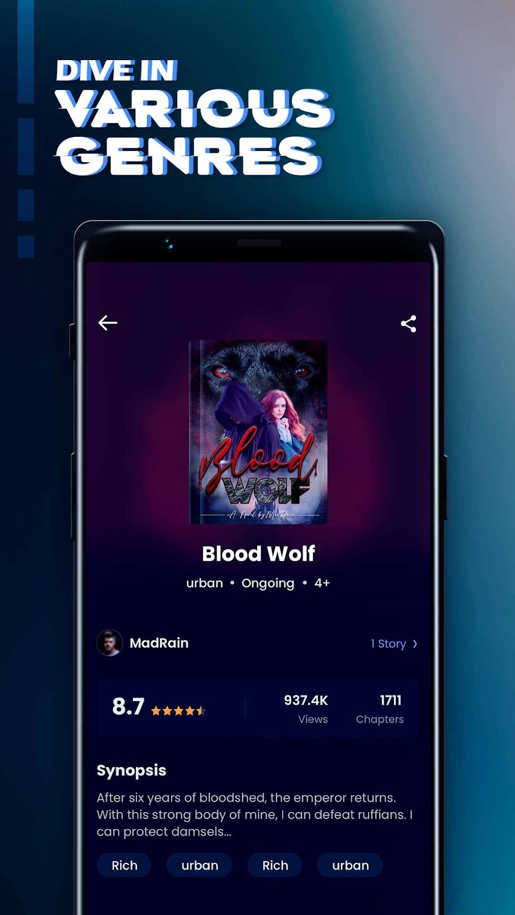 MegaNovel: Fictions Webnovel for Android - Download
