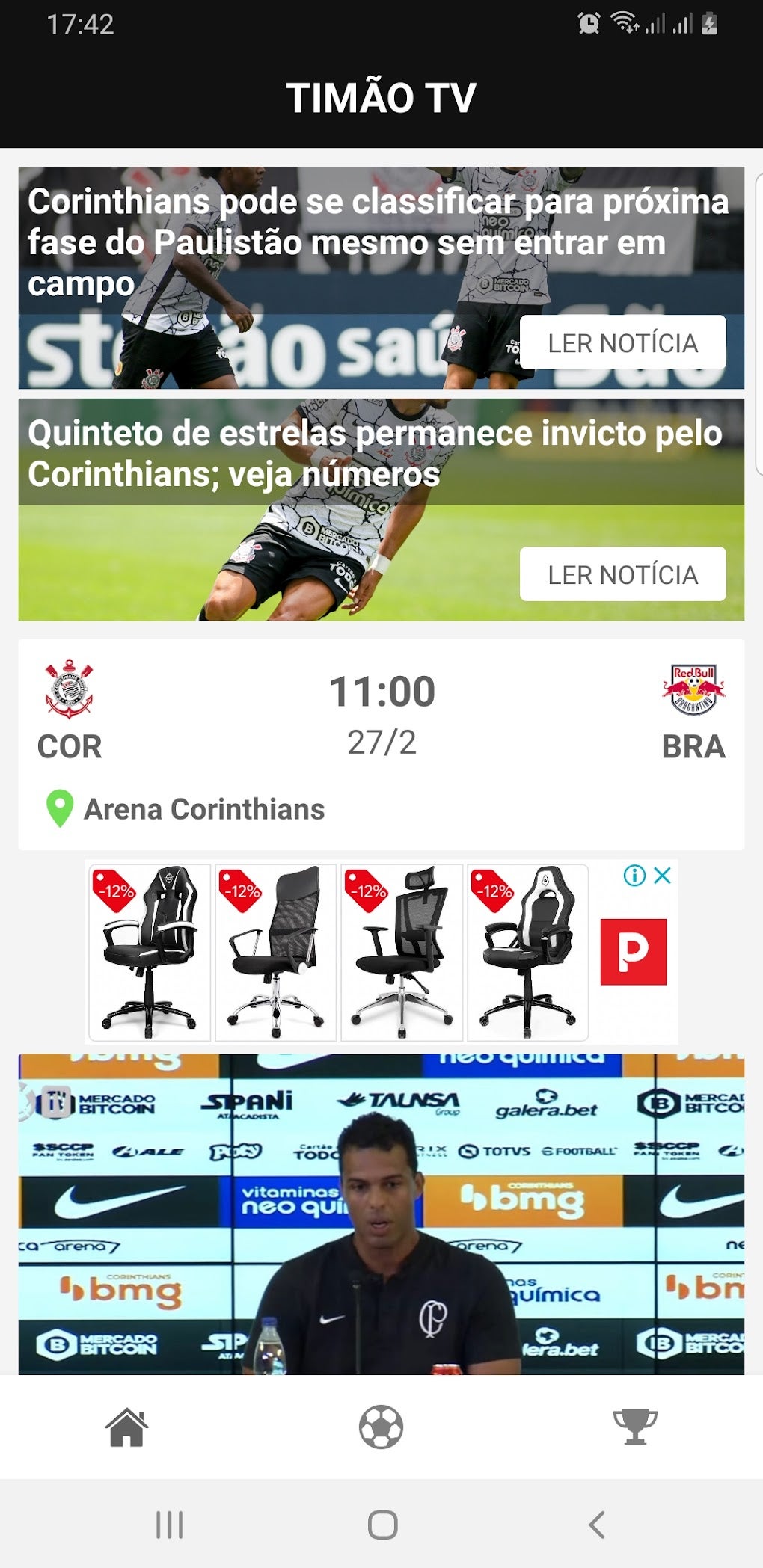 TIMÃO TV - Notícias e Jogos for Android - Download