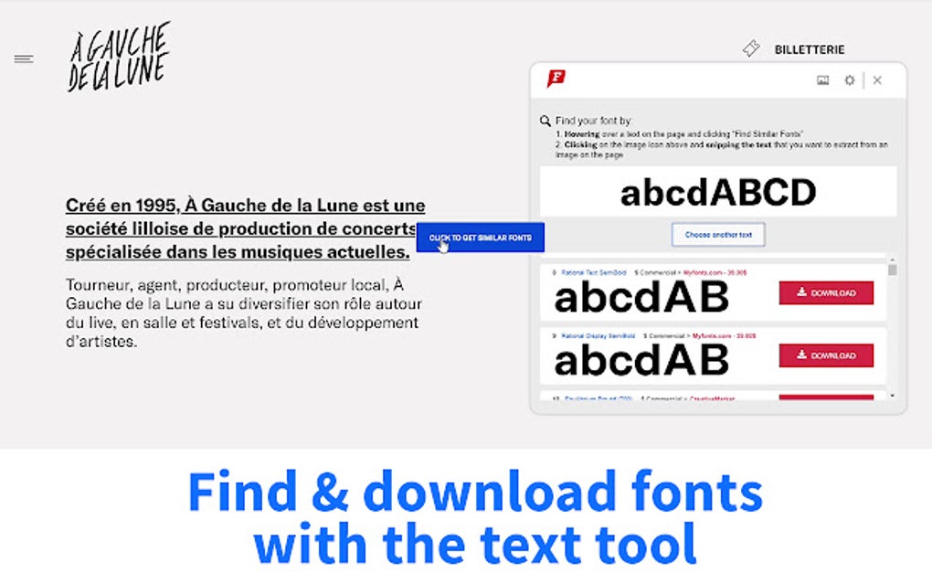 Font Identifier by WhatFontIs Google Chrome 용 - 확장 프로그램 다운로드