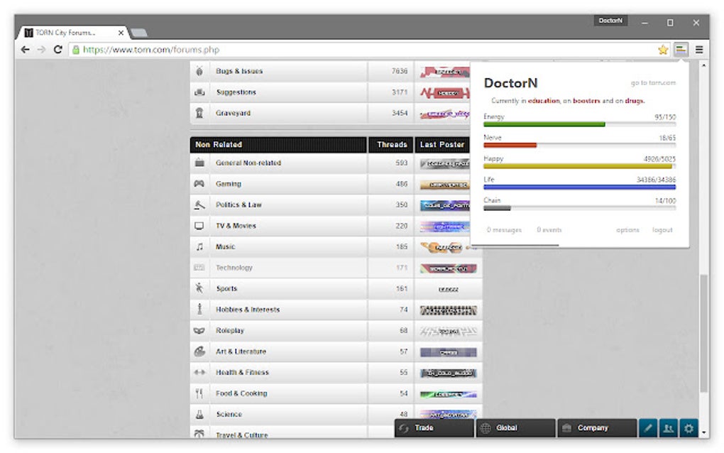 DoctorN for Torn for Google Chrome - Extension Download