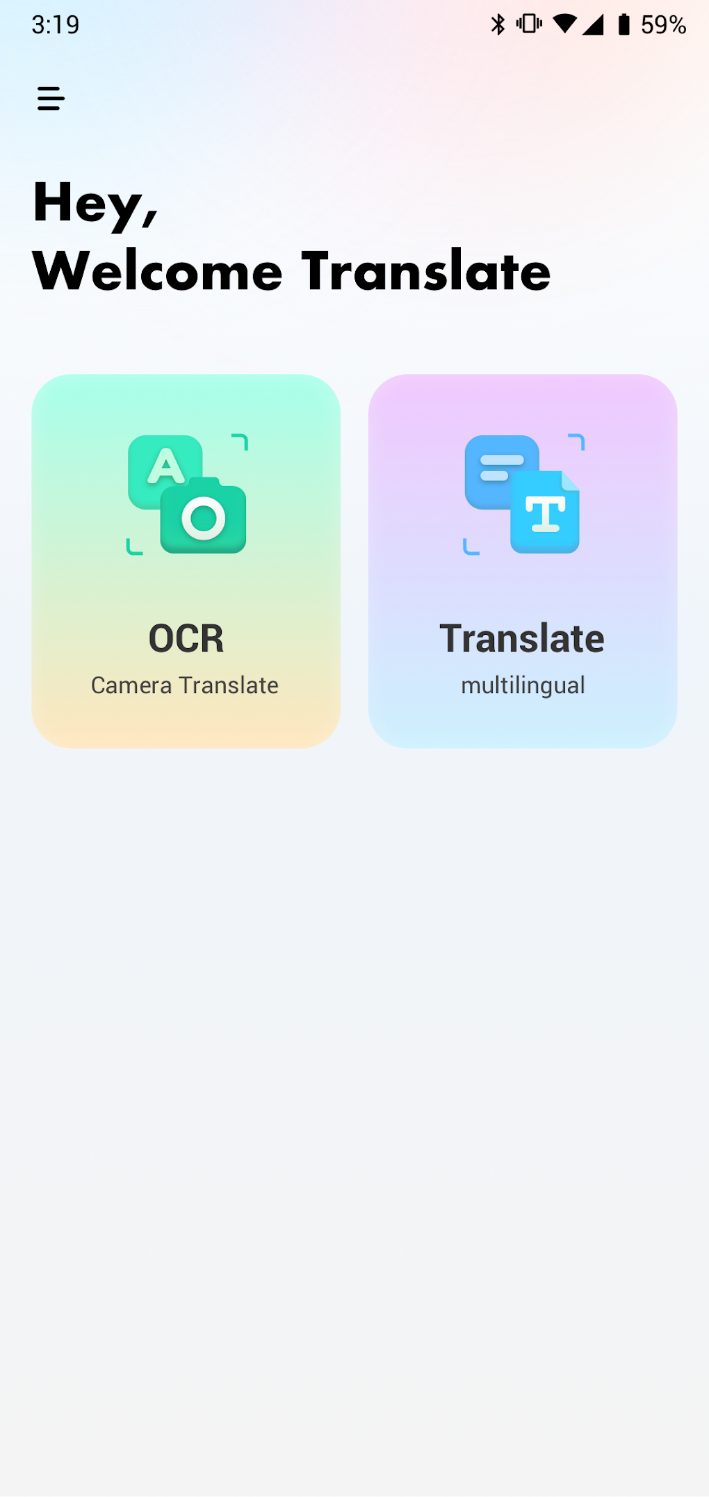 Welcome Translate - Smart Scan para Android - Descargar