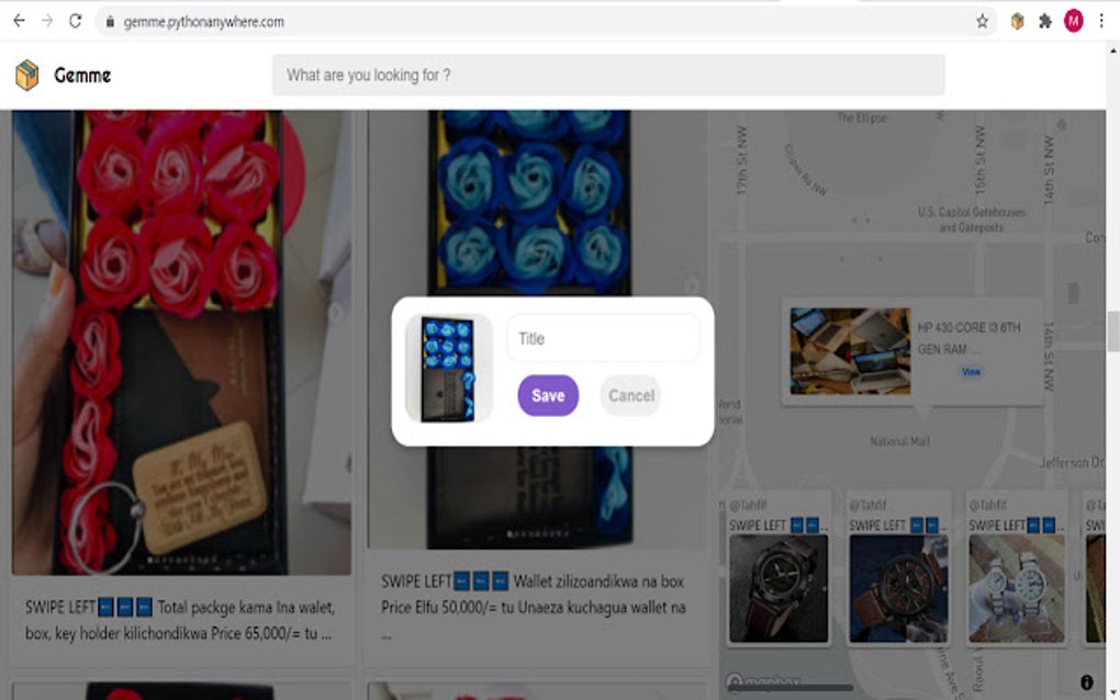 Gemme Save Button สำหรับ Google Chrome - ส่วนขยาย ดาวน์โหลด