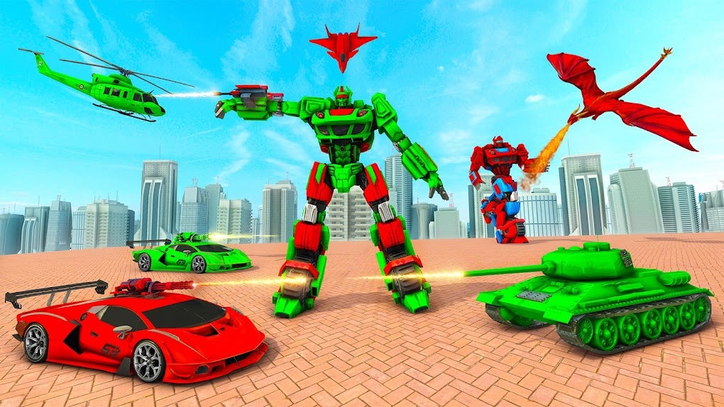 Dino Robot Car Transform Game Apk Para Android Download