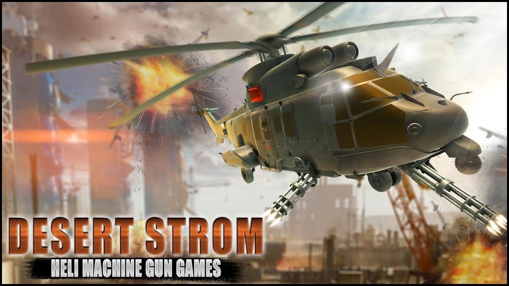 Desert Storm Heli Machine Gun Games APK for Android - Download