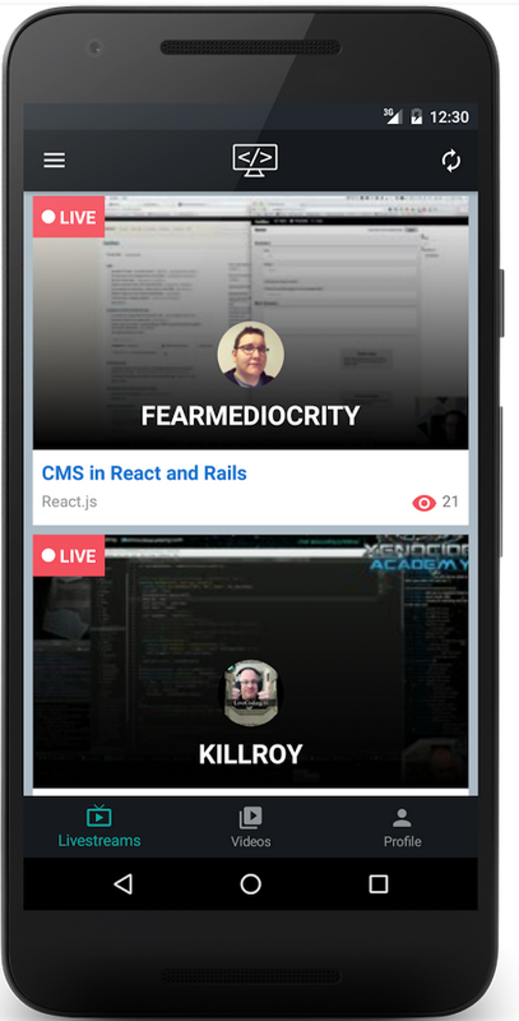 Livecoding.tv for Android - Download