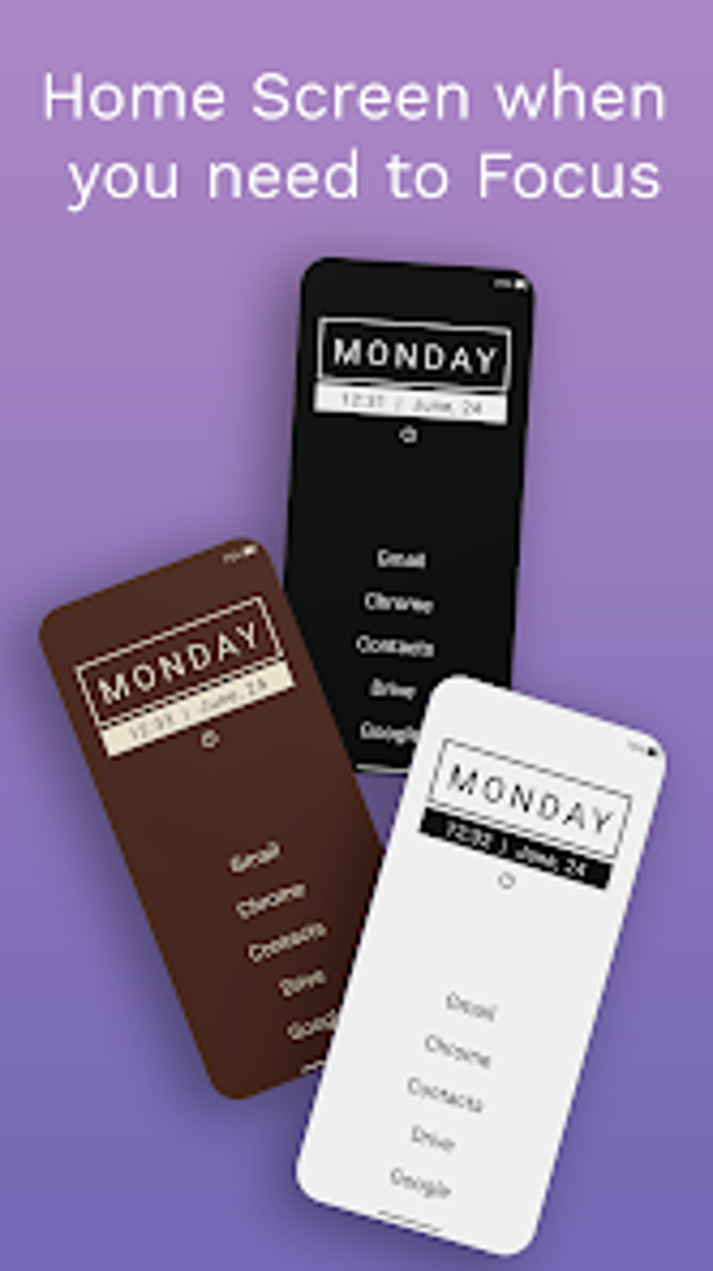 Focus Home Screen - Launcher for Android - Download