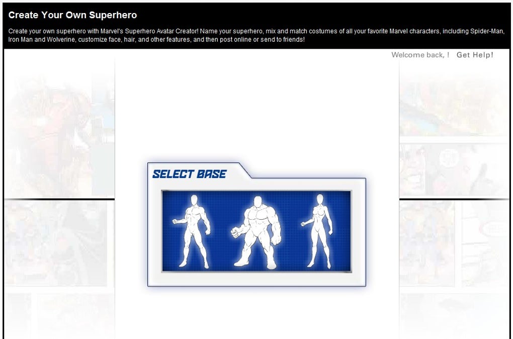 Marvel Create Your Own SuperHero Online