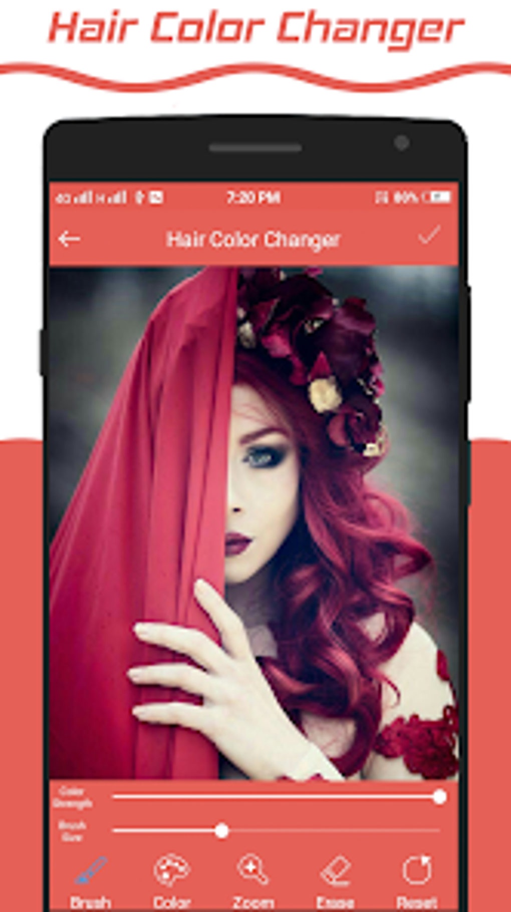 Hair Color Changer para Android - Descargar