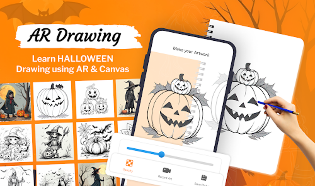 AR Drawing: Halloween Sketch für Android - Download
