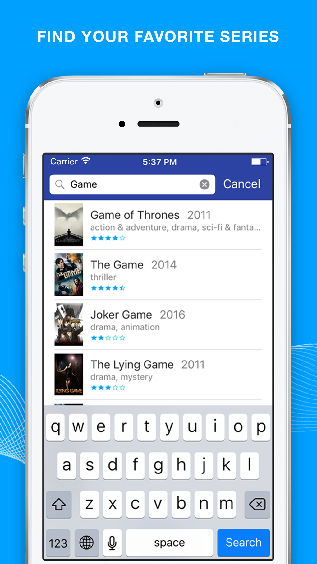 TV Show Tracker Pro para iPhone - Descargar
