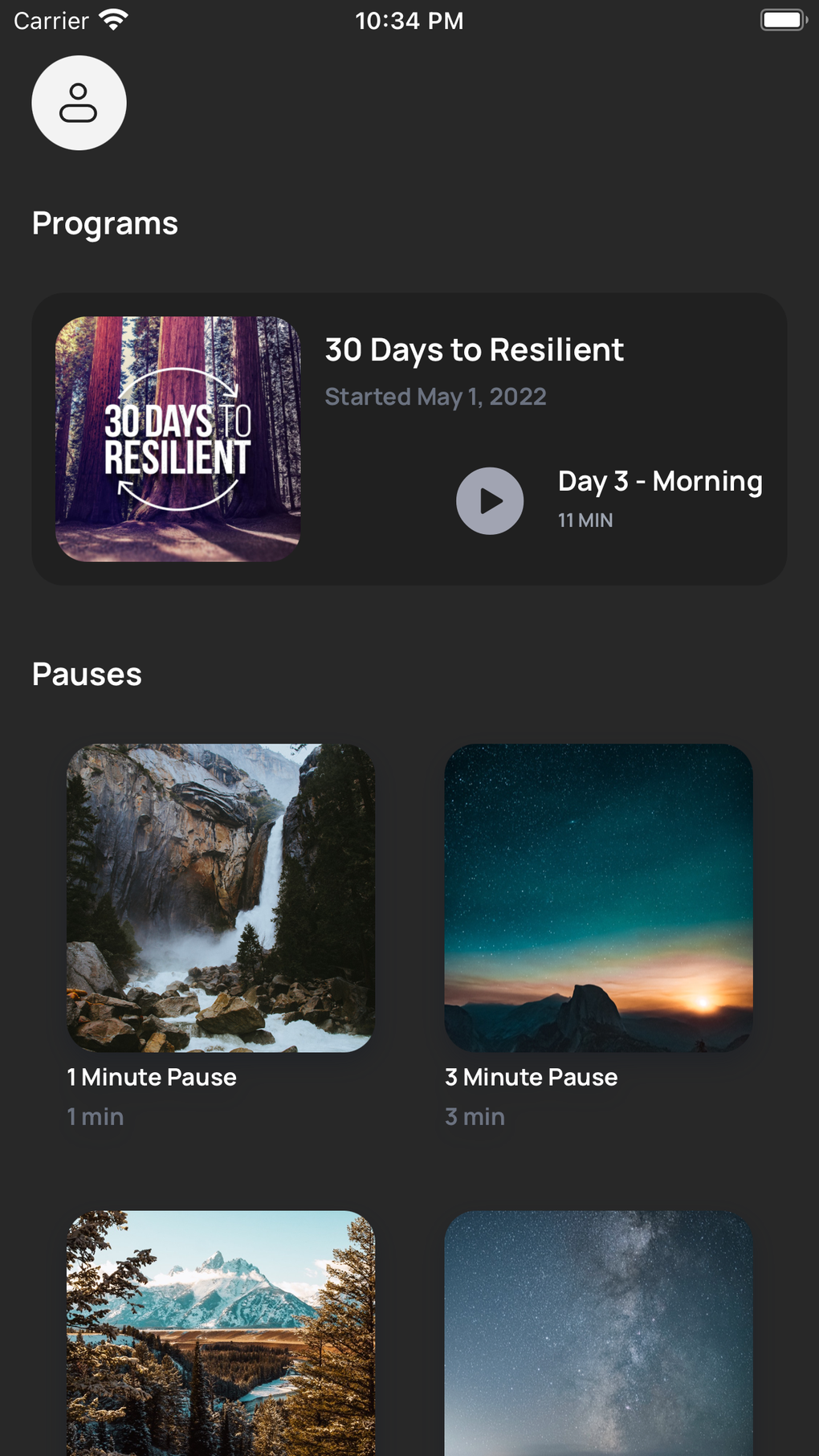 One Minute Pause for iPhone - Download