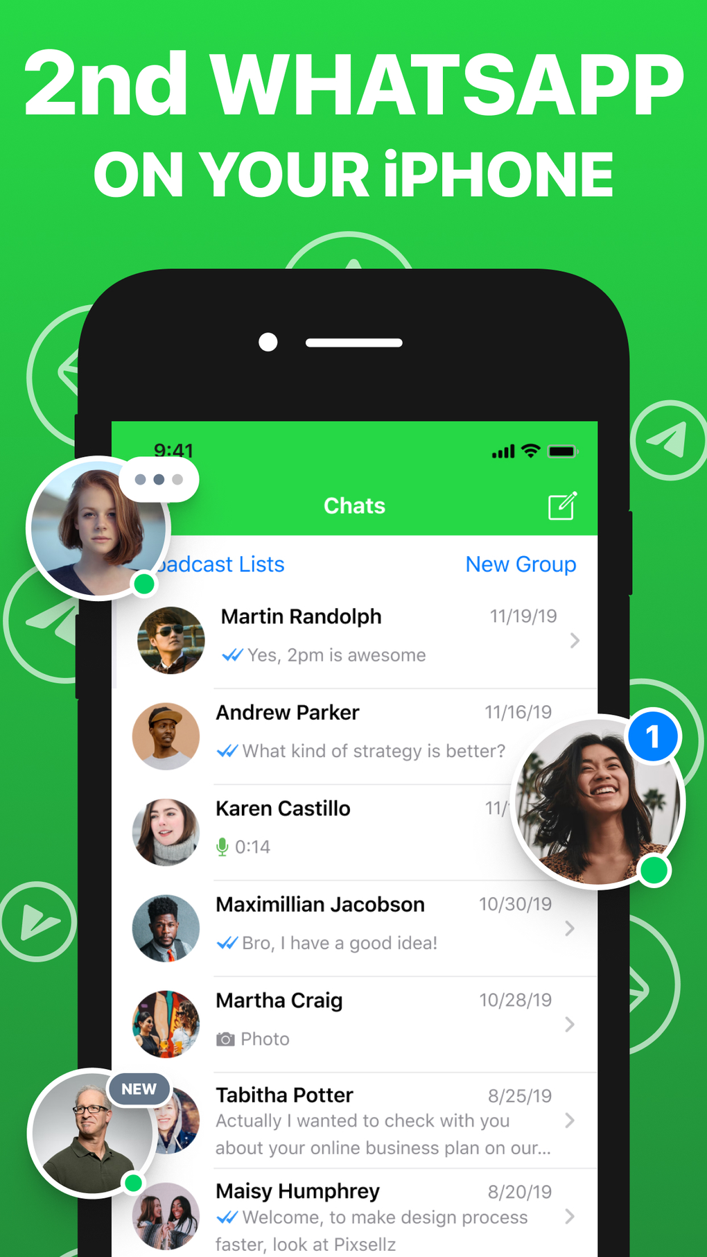 WhatsDual 2nd Messenger for iPhone - Download