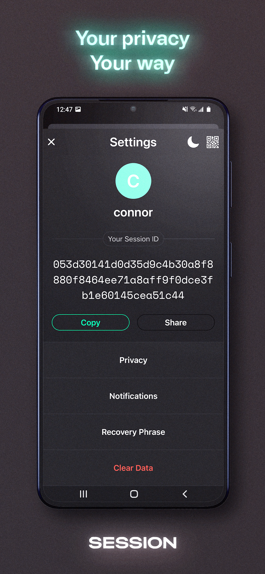 Session - Private Messenger para Android - Descargar