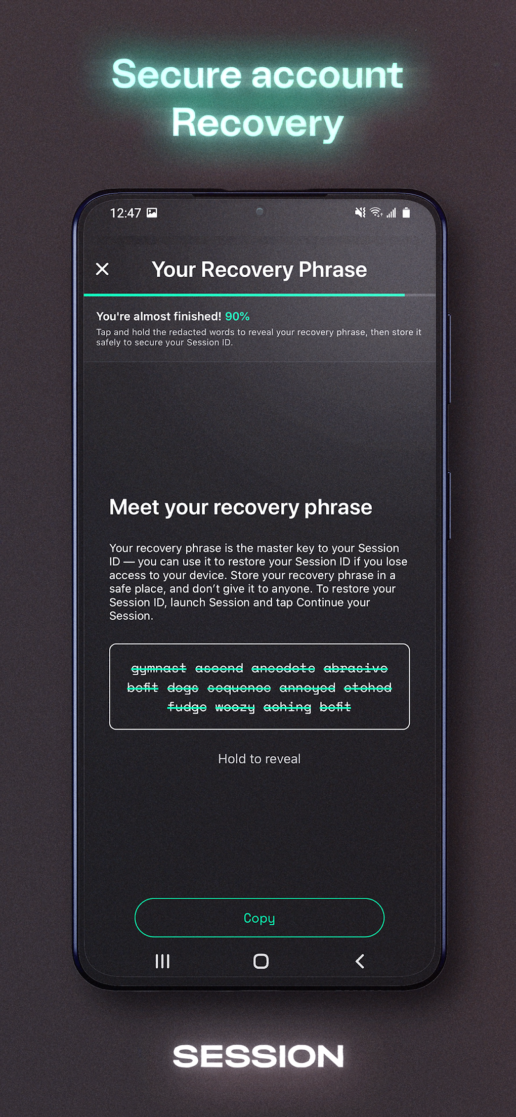 Session - Private Messenger pour Android - Télécharger