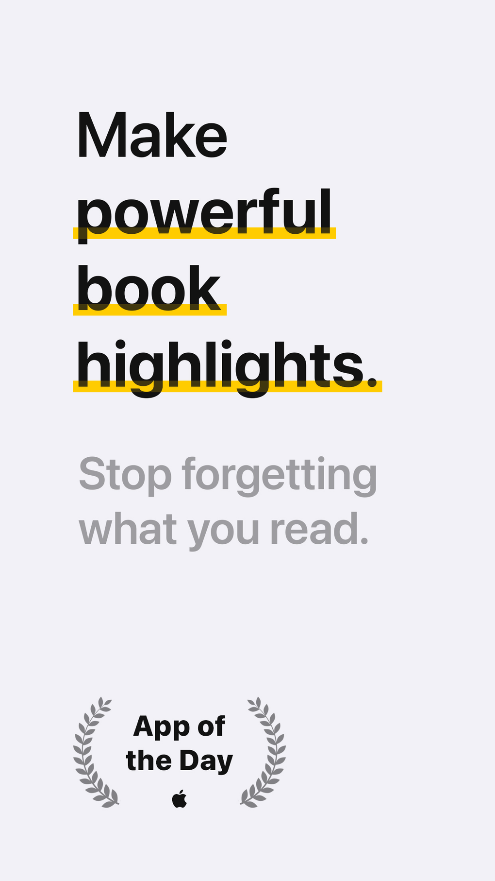 Highlighted: Book Highlights for iPhone - Download