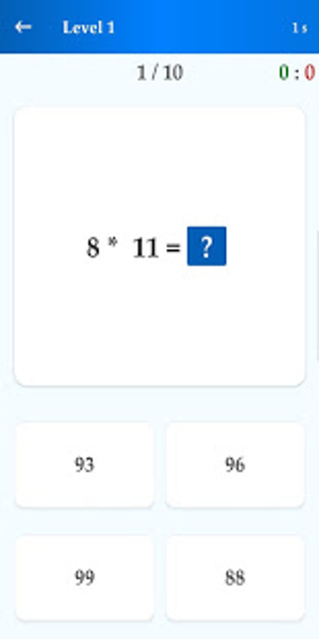Multiplication Tables - Quiz - Pythagorean Table APK for Android - Download